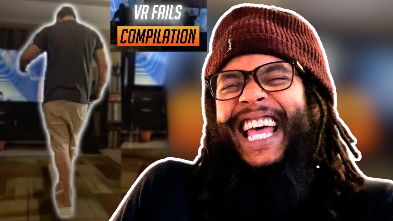 🤣 My face hurts from laughing at these people trying VR for the first ...