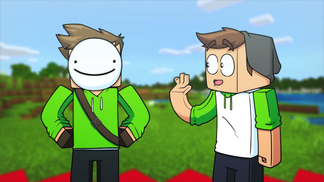 Dream VS Sam Green | Minecraft Animation (Dream Face Reveal!) - YouTube
