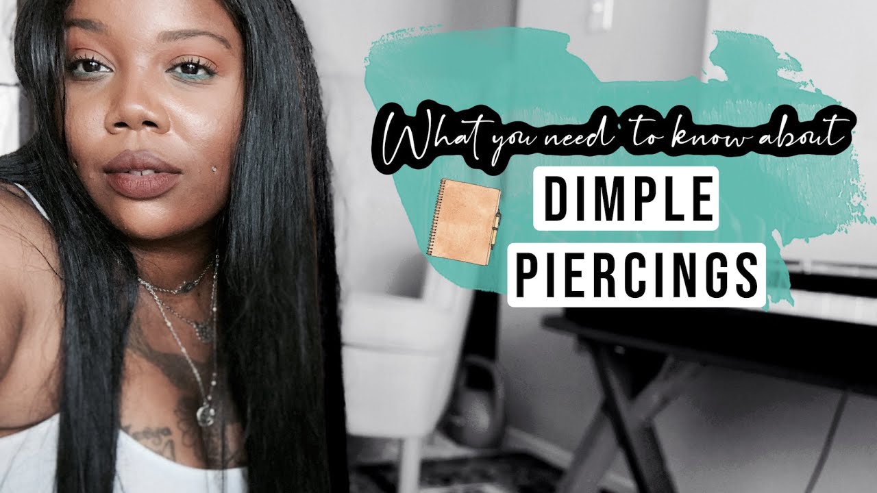Dimple piercings| What you need to know - YouTube