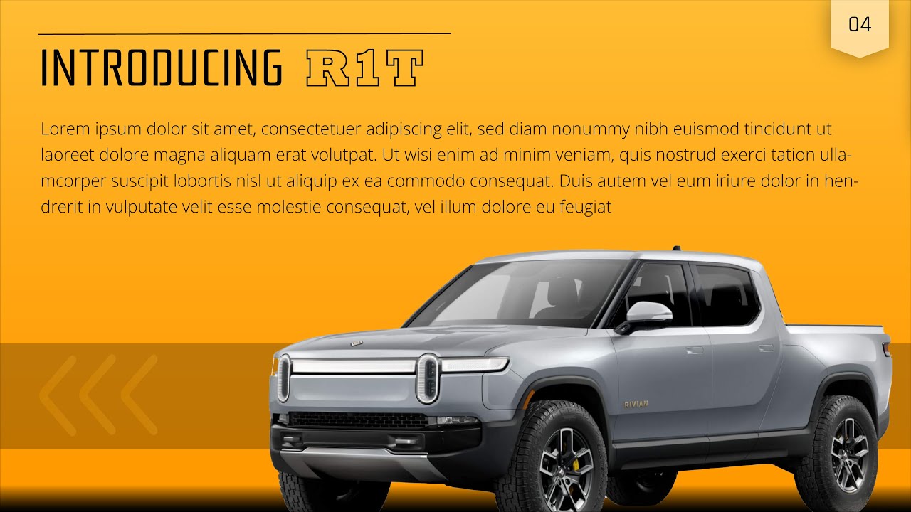 RIVIAN PITCH DECK PRESENTATION Illustrator+Photoshop - YouTube