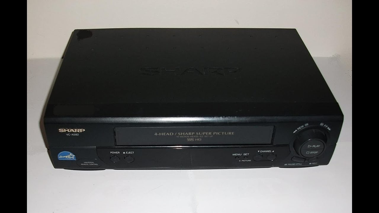 Videocasetera vhs sharp - YouTube