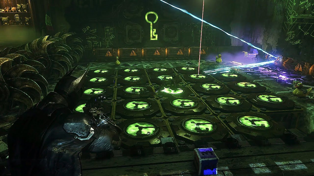 Batman Arkham Knight - Riddler Final Exam (Magnet Puzzle) - YouTube