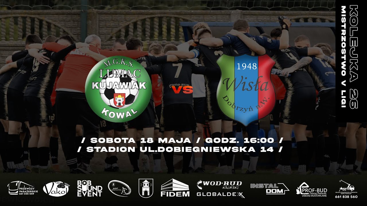 Kujawiak Kowal - Wisła Dobrzyń - YouTube