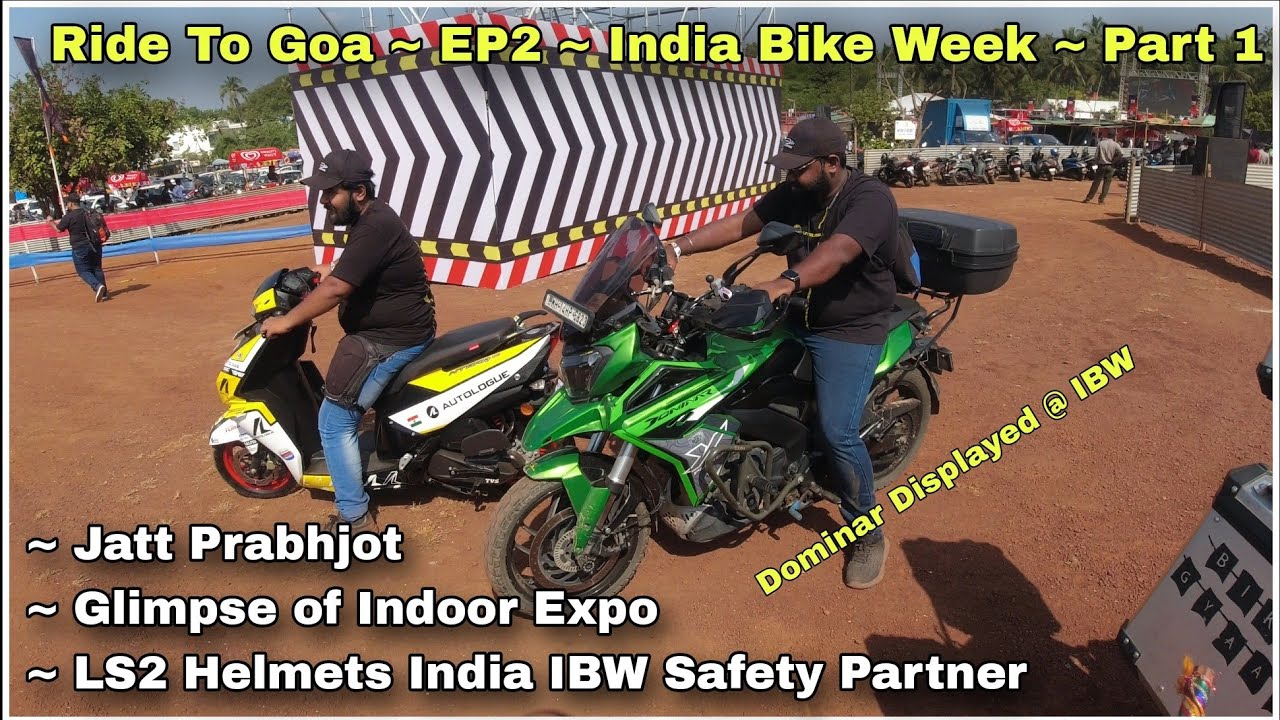 Ride to Goa EP2 | Glimpse of IBW 2023 Indoor Expo, LS2 Helmets Pavilion ...
