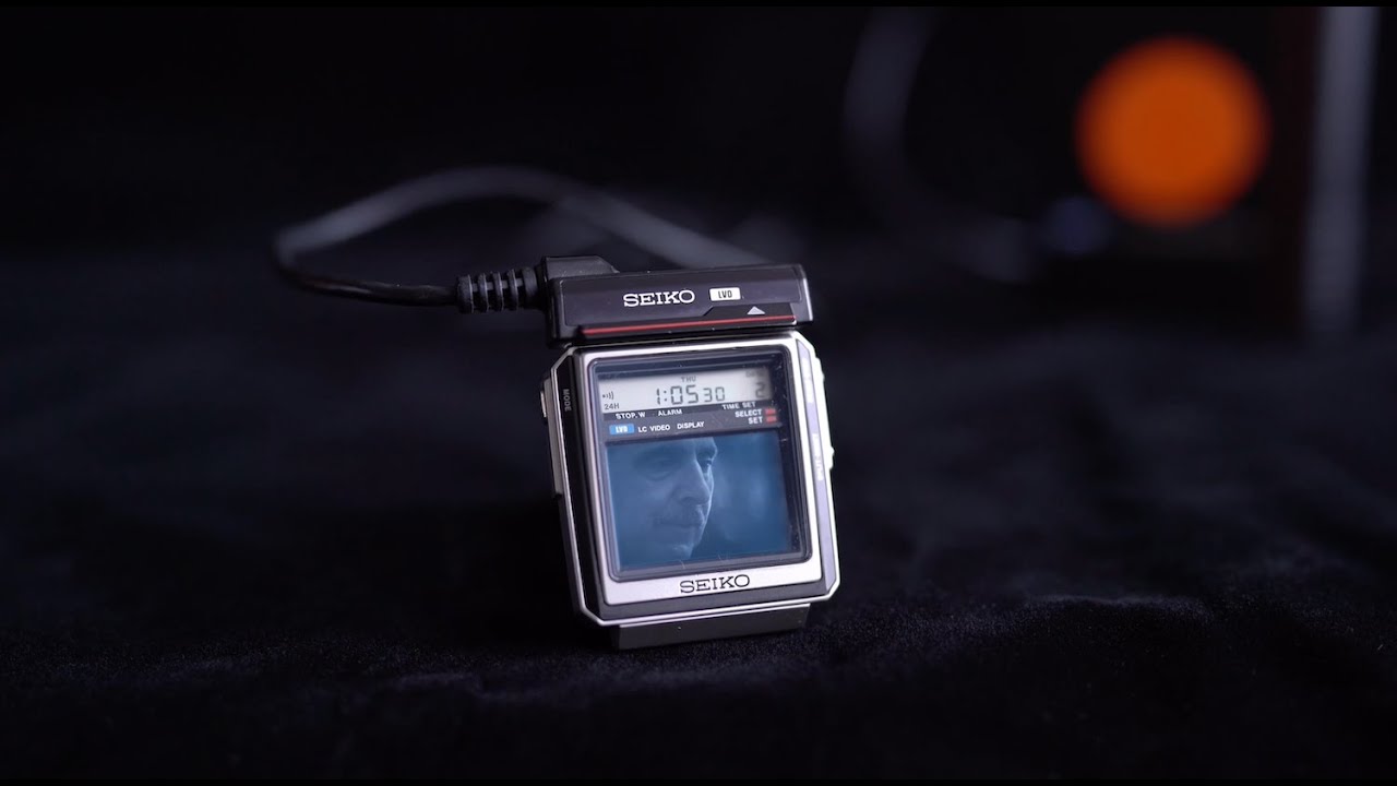 我在1982年的手表上看电视-聊聊Seiko TV Watch - YouTube