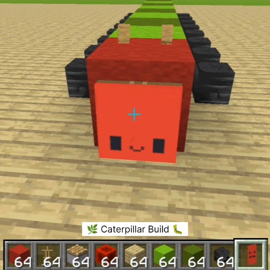 Minecraft Caterpillar 🐛 | Tiny Creature Build Idea | Cute Small ...