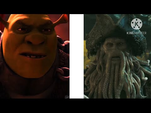 Shrek Vs Davy Jones Full Fight (Epic)