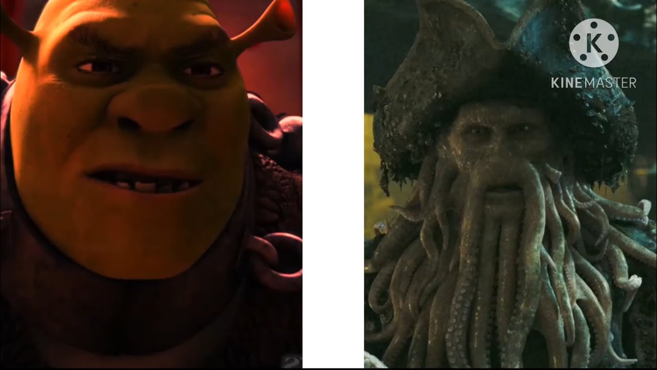 Shrek Vs Davy Jones Full Fight (Epic) - YouTube