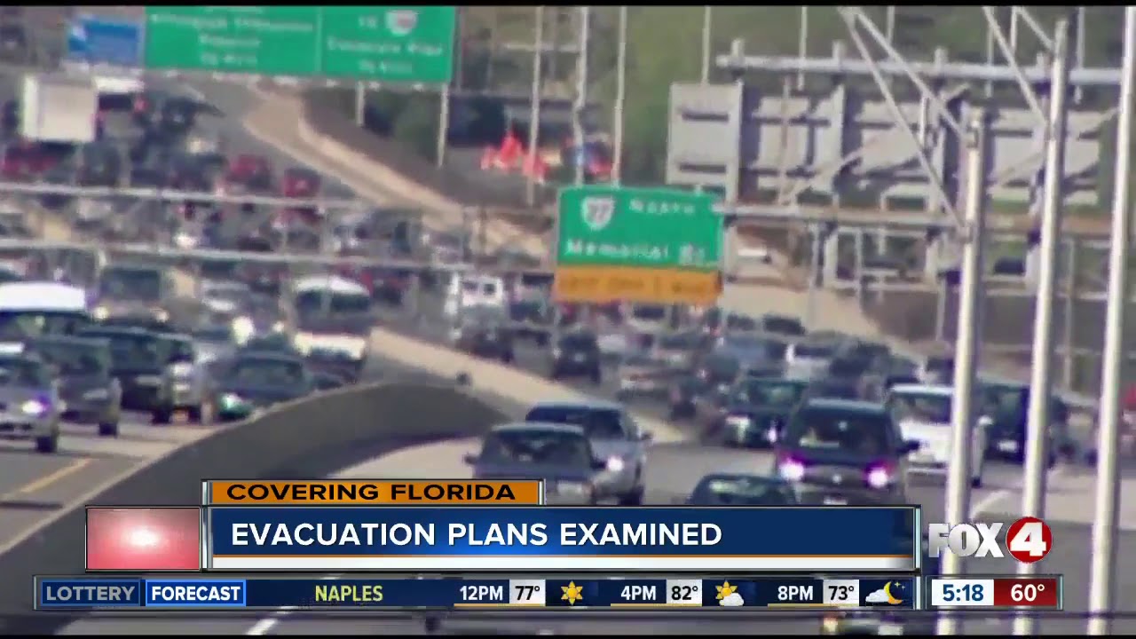 Florida officials defend massive evacuation traffic plans - YouTube