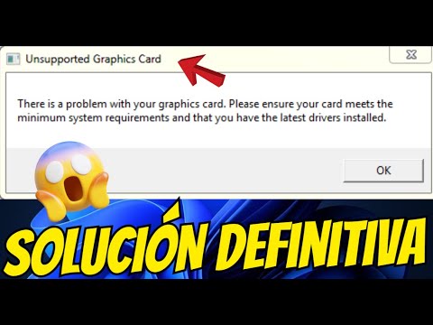 Epic Games Unsupported Graphics Card Error SOLUCIÓN DIFINITIVA - YouTube
