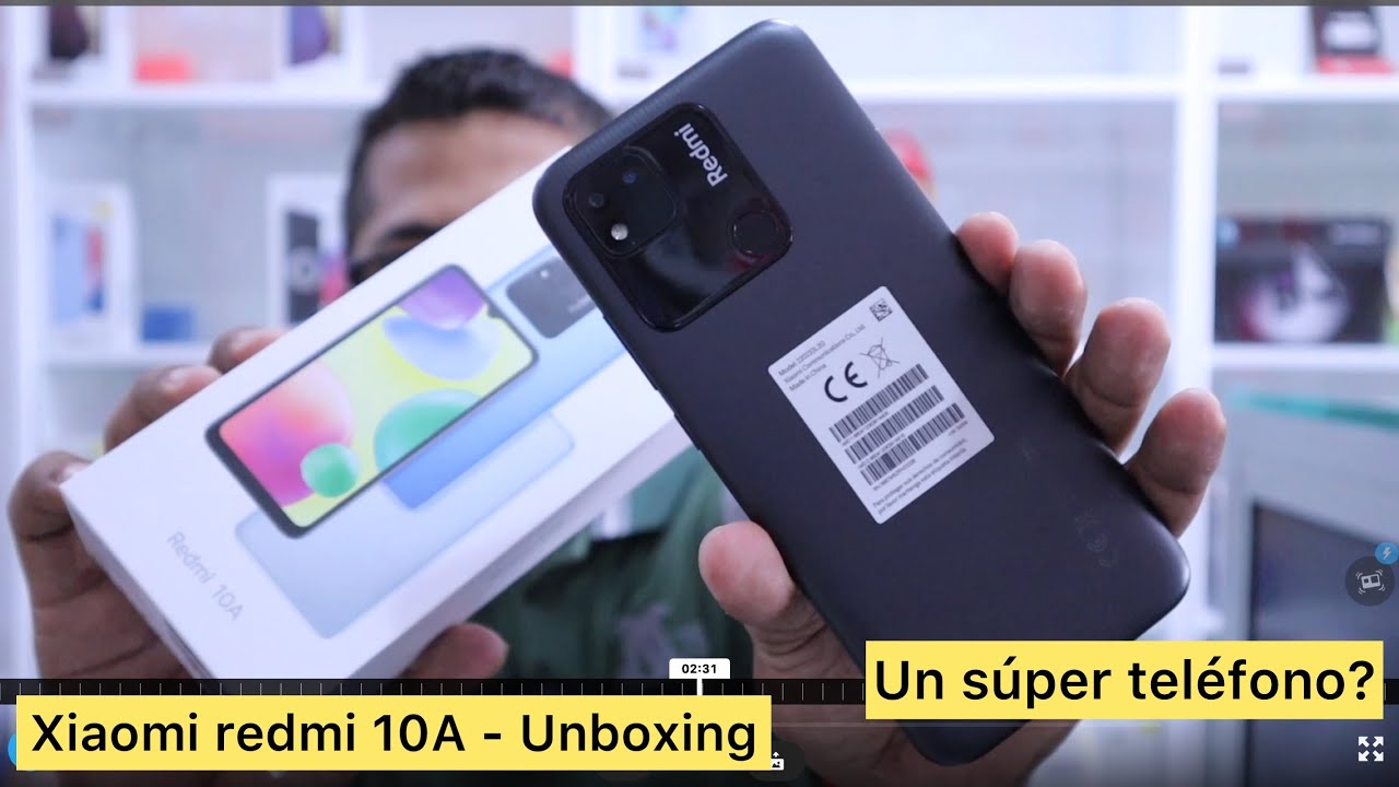 xiaomi redmi 10a [ unboxing en español ] vale la pena este telefono ...