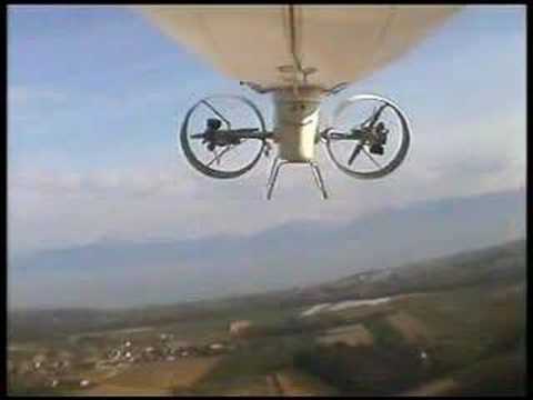 UAV big gas powered rc airship & blimp - YouTube