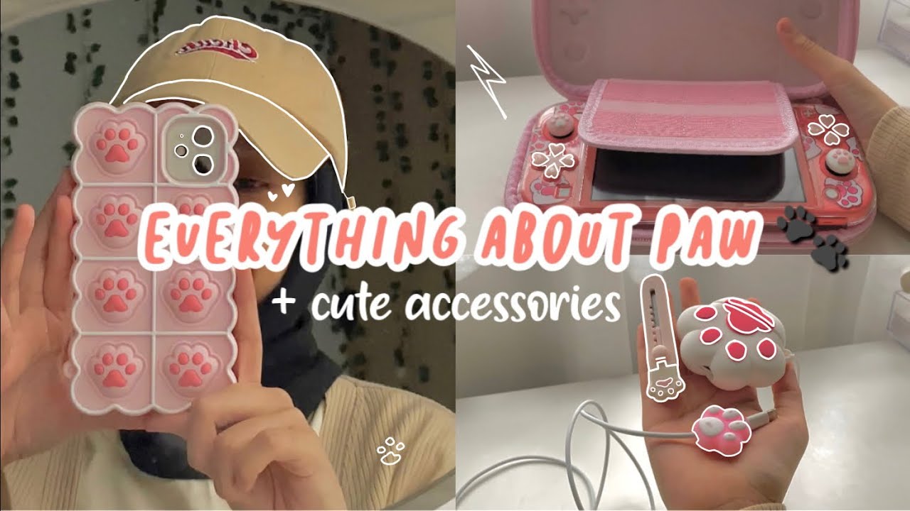 cute paw accessories 🐾 | nintendo switch makeover 🍬 - YouTube