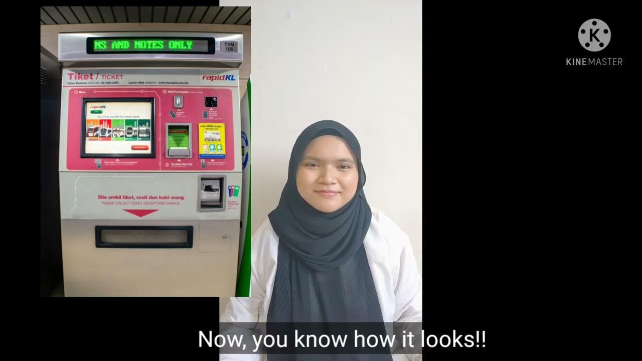 Buy Ticket from LRT Ticket Machine - YouTube