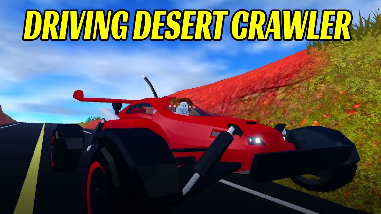 JAILBREAK DRIVING DESERT CRAWLER (5 DAYS OF VEHICLES) - YouTube