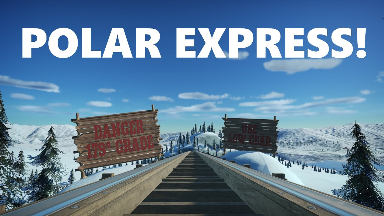 Polar Express Glacier Gulch Coaster | Intamin Prefab | Planet Coaster ...
