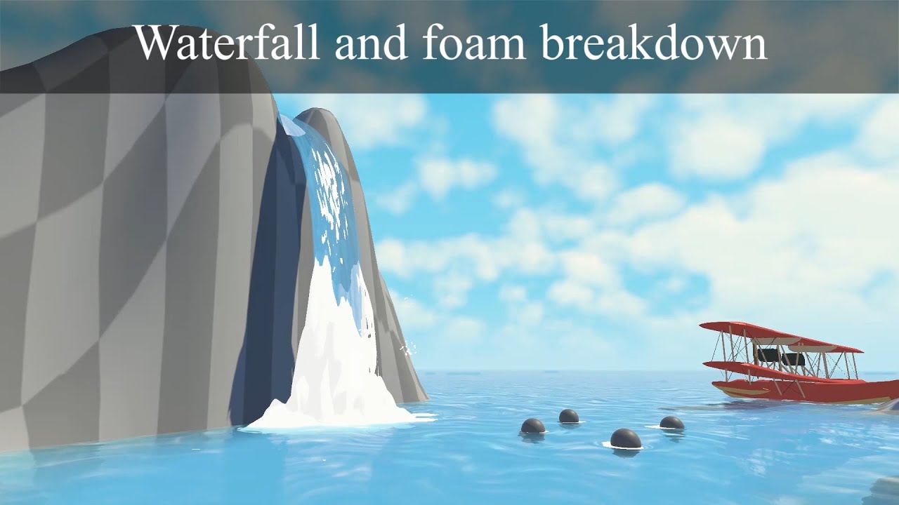 Waterfall and foam (breakdown) - YouTube