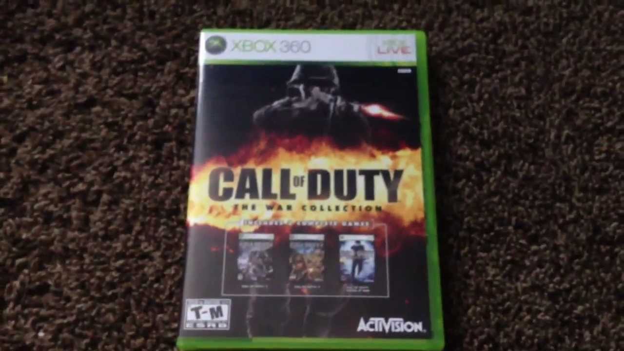 Call of Duty: The War Collection Xbox 360 Unboxing!!!! - YouTube