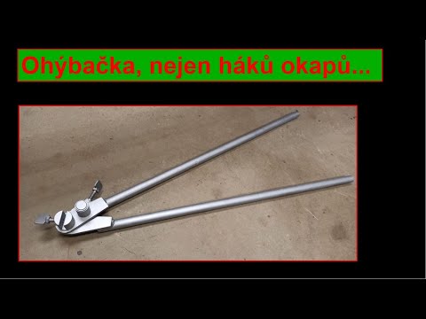 Ohýbačka háků okapů / Gutter hanger bender - YouTube