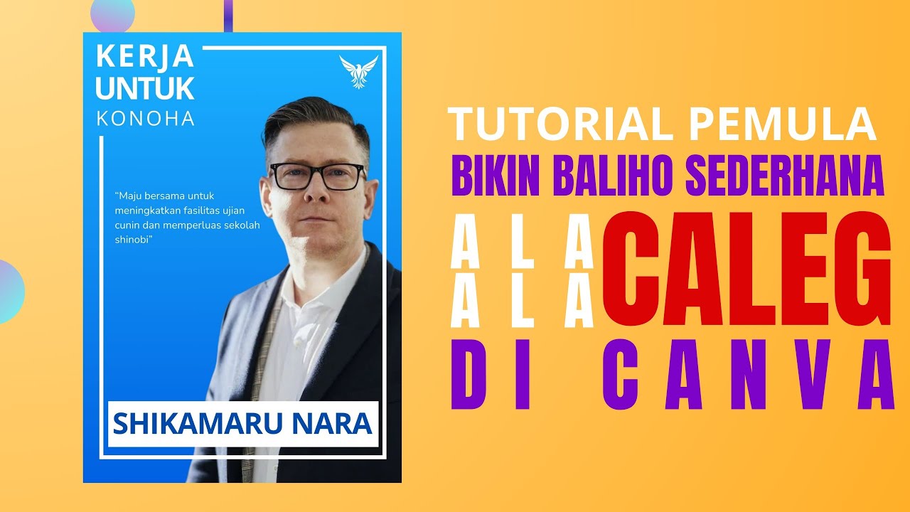 #1 Tutorial Pemula - Cara Membuat Spanduk/Baliho Ala-Ala Capres dan ...