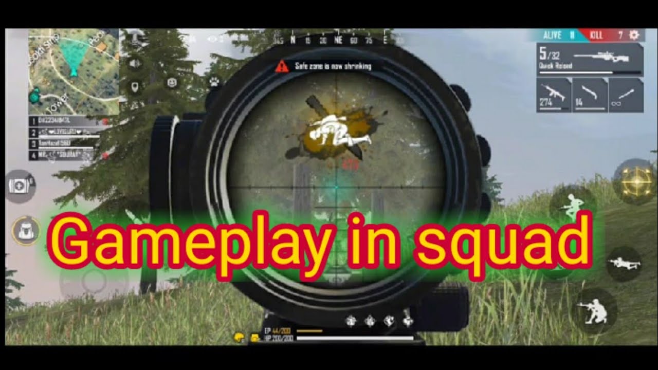 Gameplay in squad - YouTube