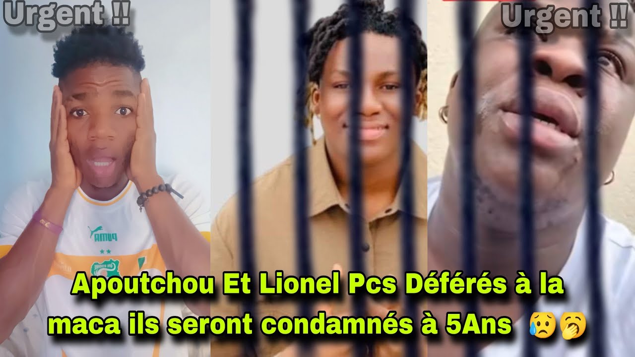 😱 Enfin Apoutchou Et Lionel Pcs Déférés À La Maca 🥱Plus 3Autres Gars😥 ...