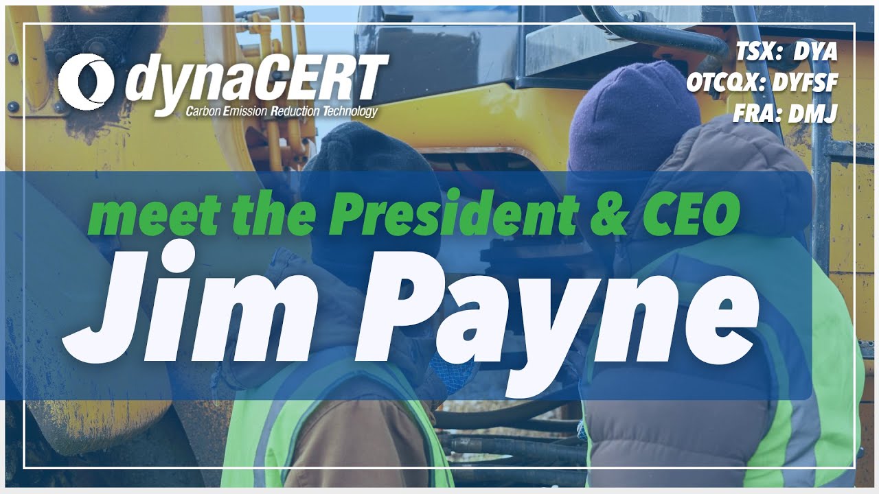 dynaCERT; Meet President & CEO Jim Payne - YouTube