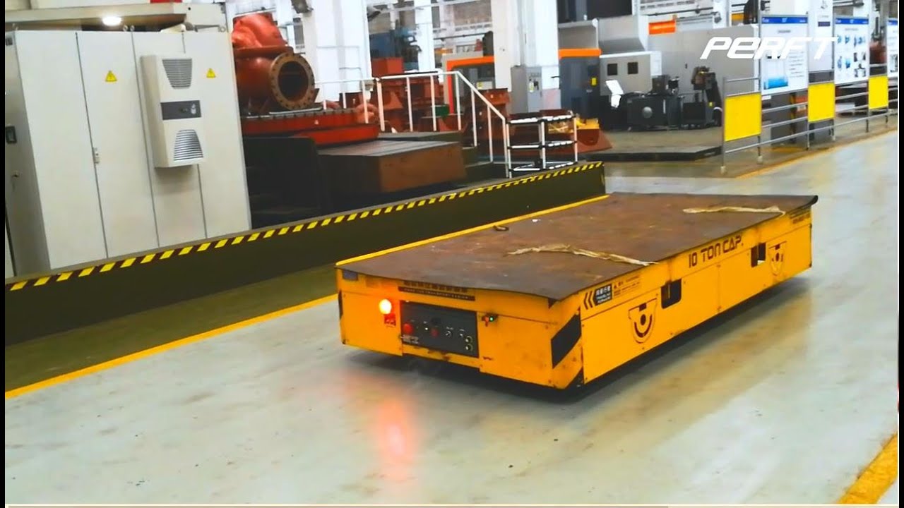 Capacity 10 tonns transfer trolley to move casting and metal materials ...