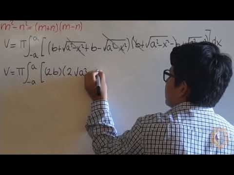 Volumen de un toroide - YouTube