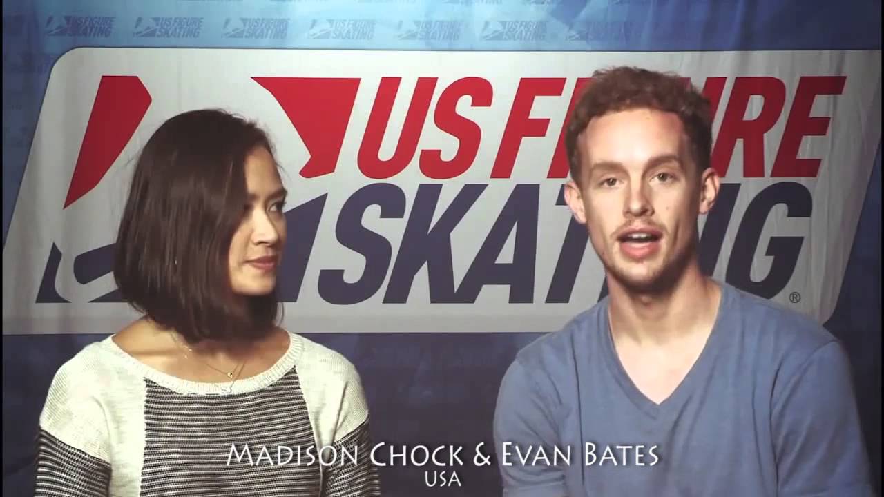 Madison Chock & Evan Bates name pronunciation - YouTube