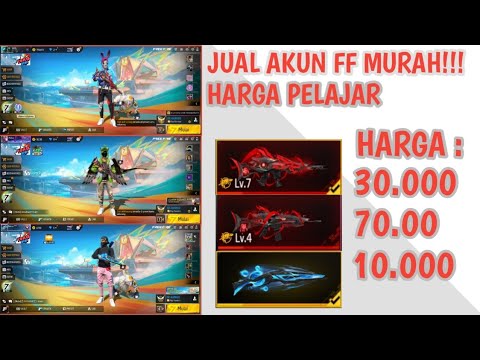 Jual Akun FF Sultan Murah Harga 10 Ribuan !! Akun FF Murah Harga ...