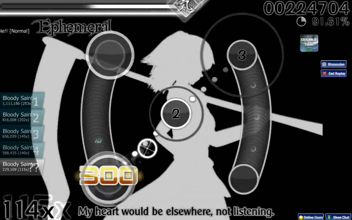 Osu! Bad Apple - Double Time - YouTube