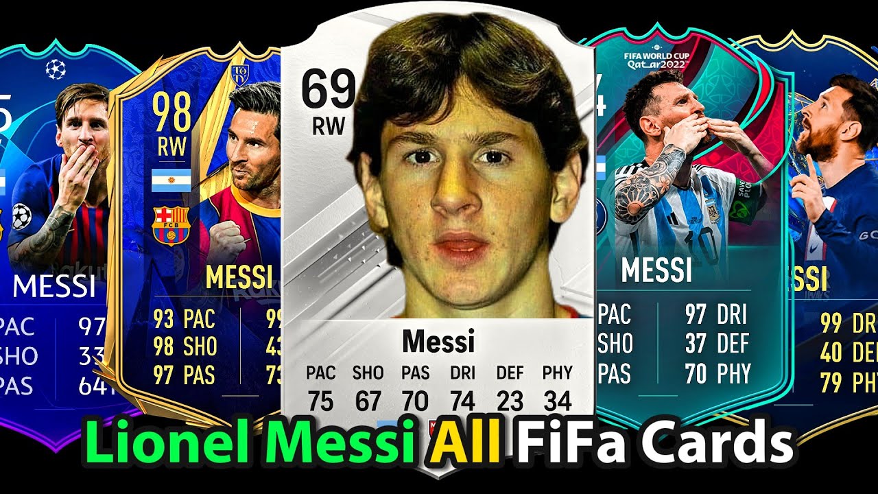 Lionel Messi | All FiFa Cards ( FIFA10 - FC24 ) - YouTube
