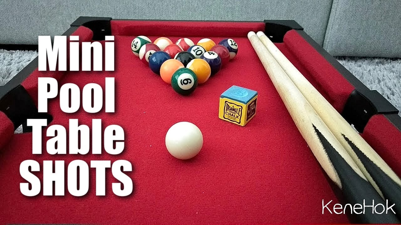 Mini Pool Table Shots | KeneHok - YouTube