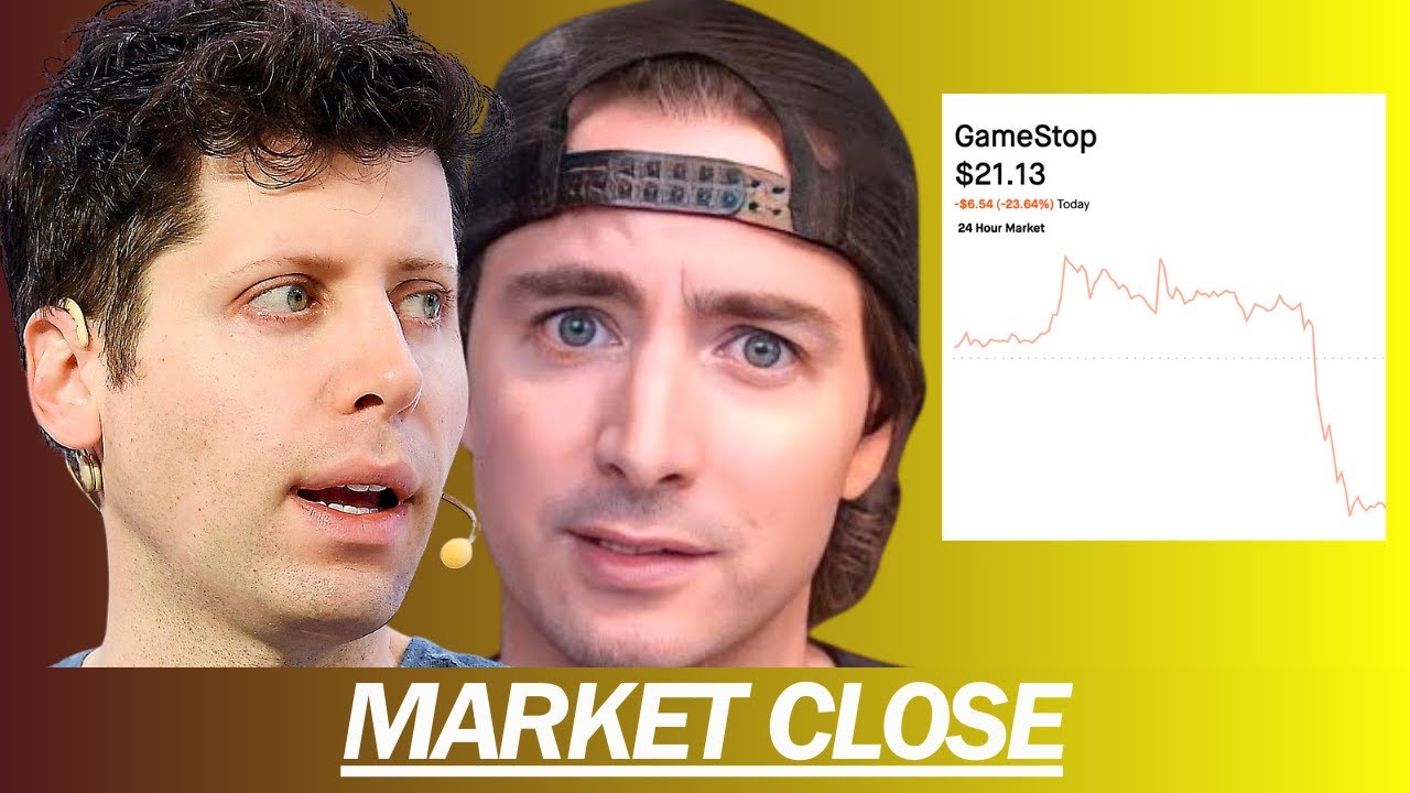 GAMESTOP FALLS 20%, OPENAI SCANDAL, BITCOIN CONTINUES HIGHER | MARKET ...