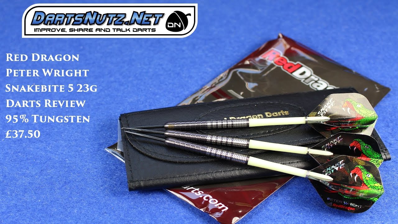 Peter Wright Snakebite 5 23g darts review - YouTube