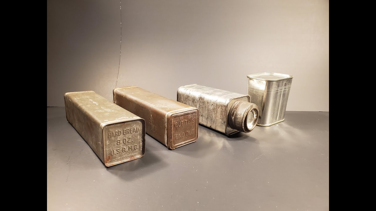 1917 US Reserve Ration Hard Bread Review Preserved 24 Hour MRE Tasting ...