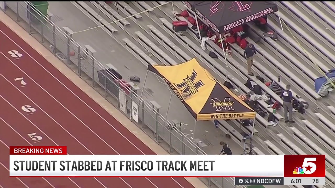 Man says son was stabbed in the heart at high school track meet and ...
