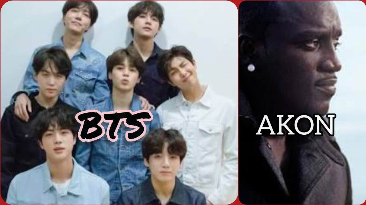 BTS with AKON - YouTube