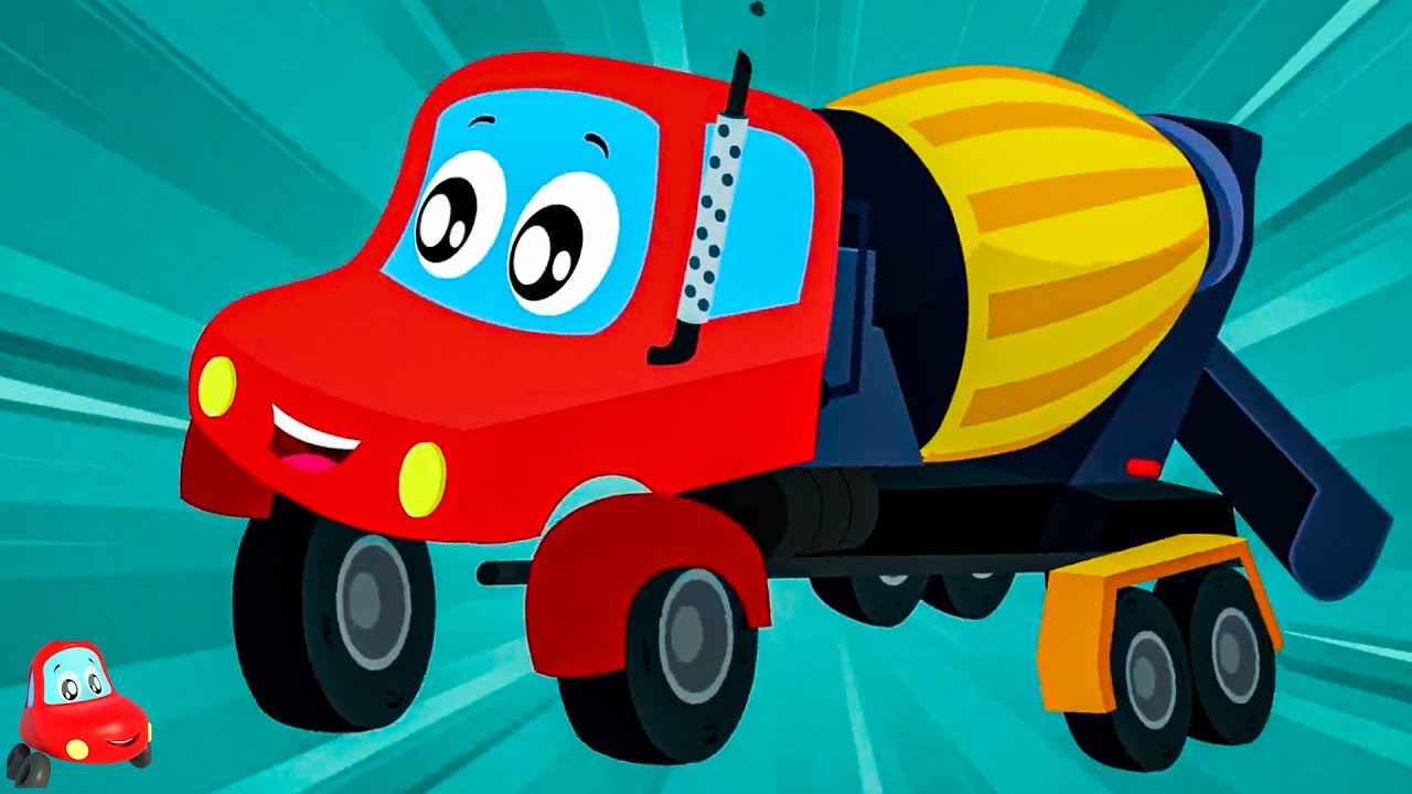 Cement Mixer Truck, Car Cartoons Videos for Kids - YouTube