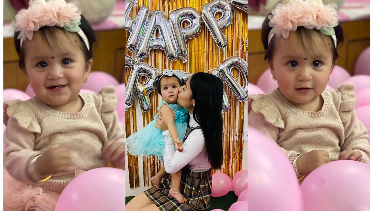 Aavya complete 1 year celebration 🥳 ️ - YouTube