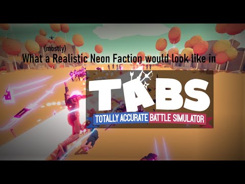 I recreated TABS Neon Faction using Concept Arts and the Closed Alpha ...