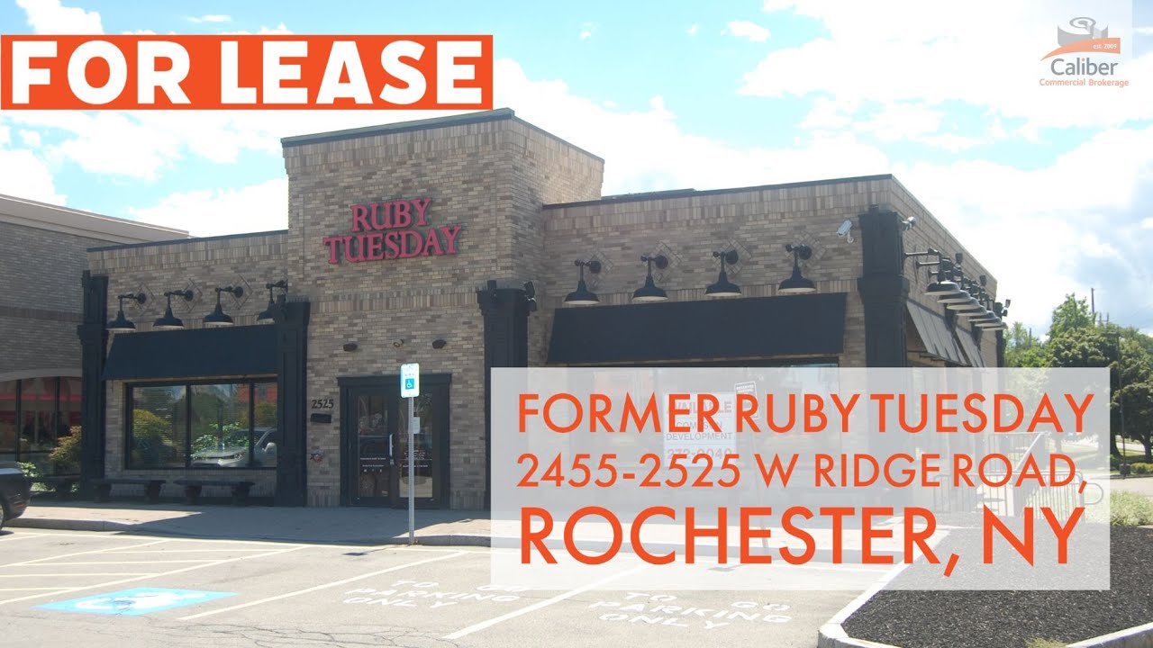 For Lease: a former Ruby Tuesday - 2525 W Ridge Rd, Rochester, NY - YouTube