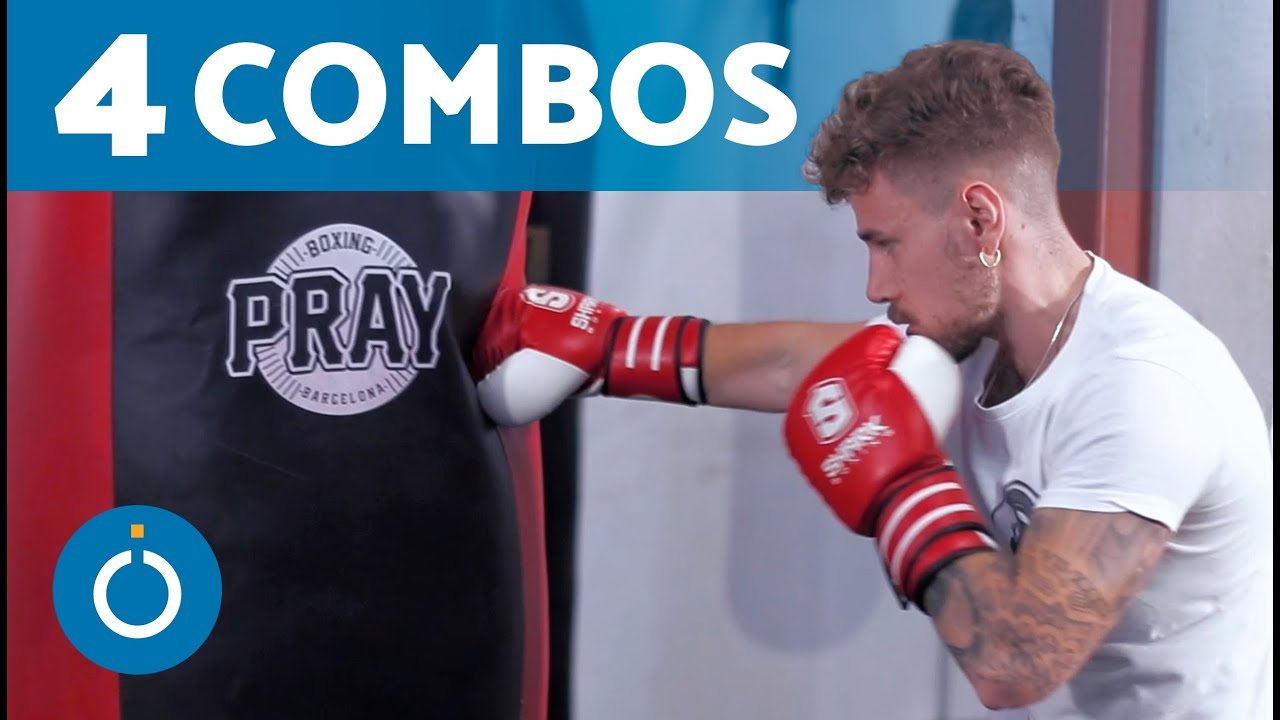 Combinaciones de BOXEO para PRINCIPIANTES 🥊 (Golpes de BOXEO BÁSICOS ...