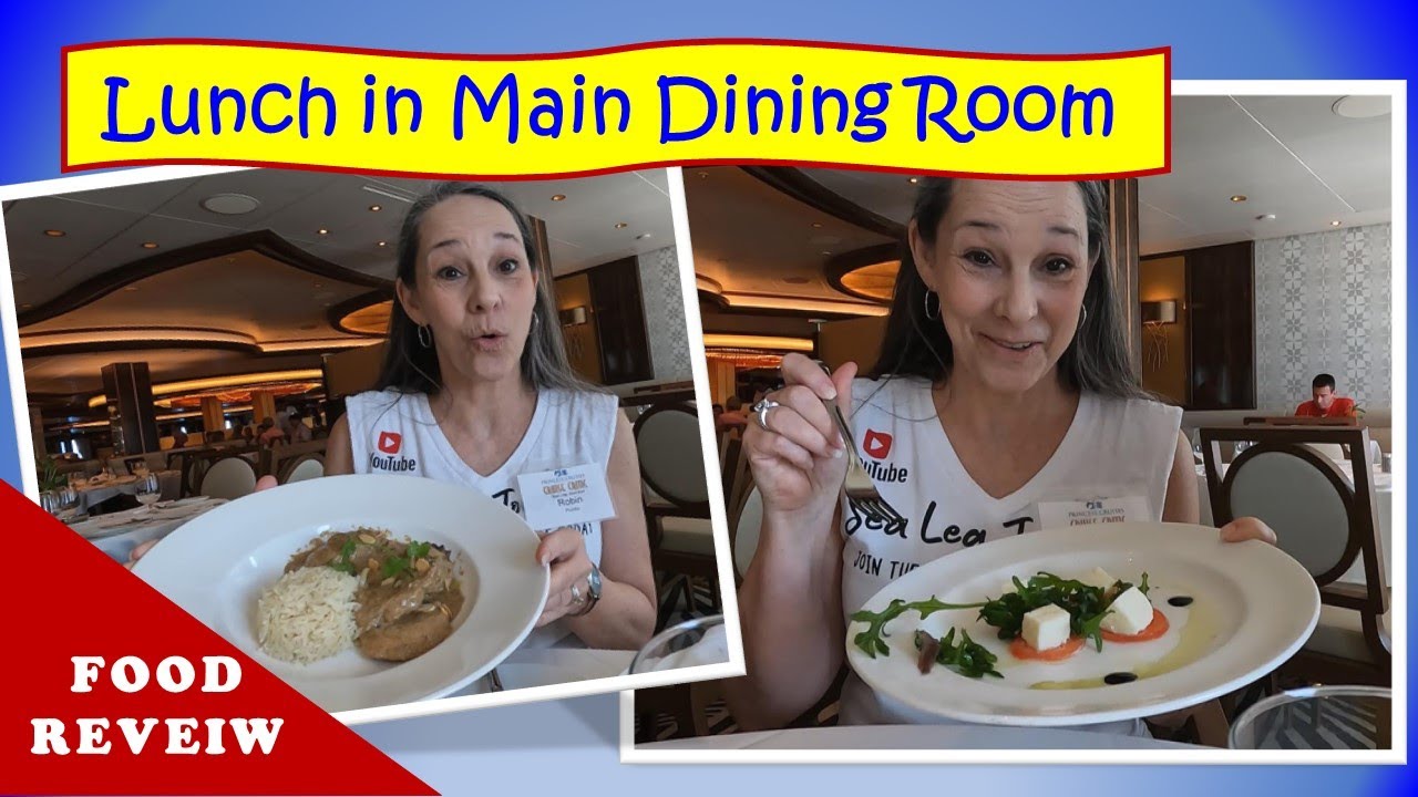 You Won't Believe What's For Lunch On the Sky Princess! - YouTube