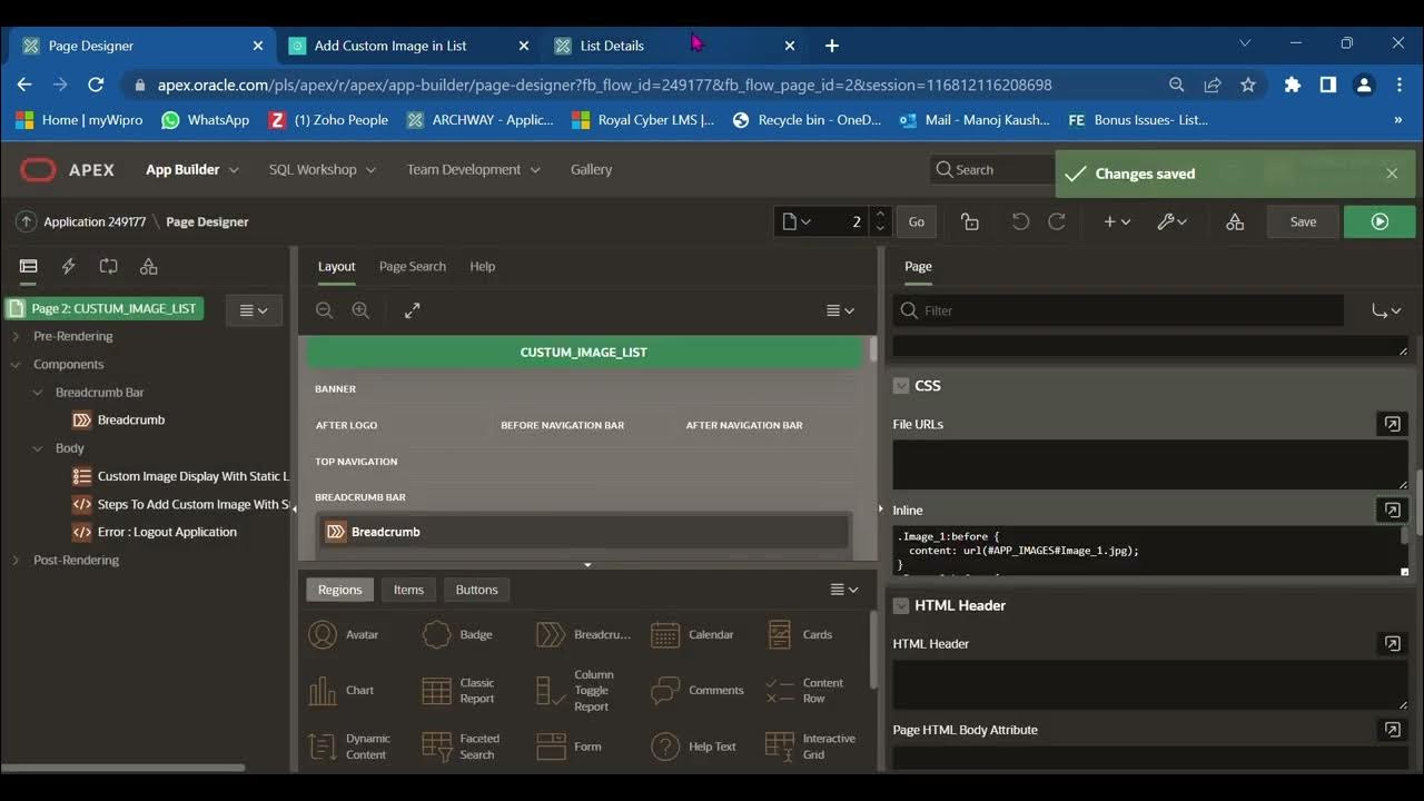 Display Custom Image With Static List - Oracle APEX - YouTube