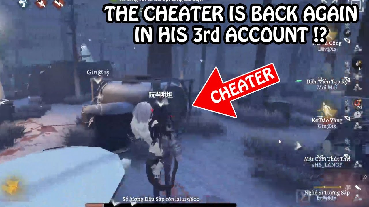 Welcome back Cheater !! - (Identity v) - YouTube