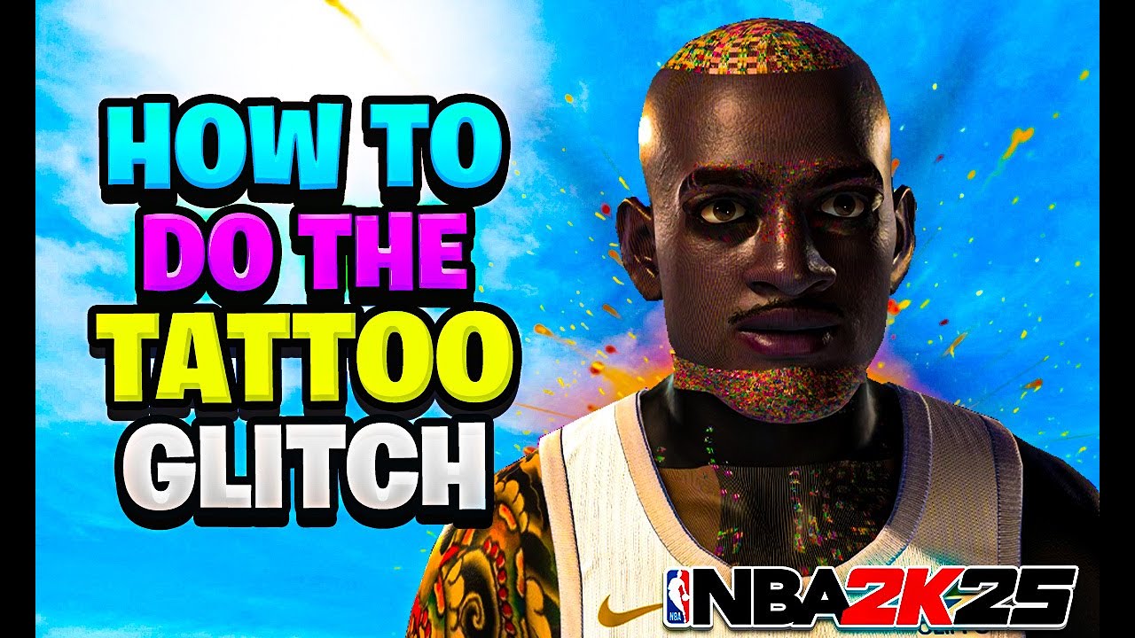 HOW TO GET GLITCHY TATTOOS IN 5 MINUTES ON NBA 2K25!! DO THIS TATTOO ...