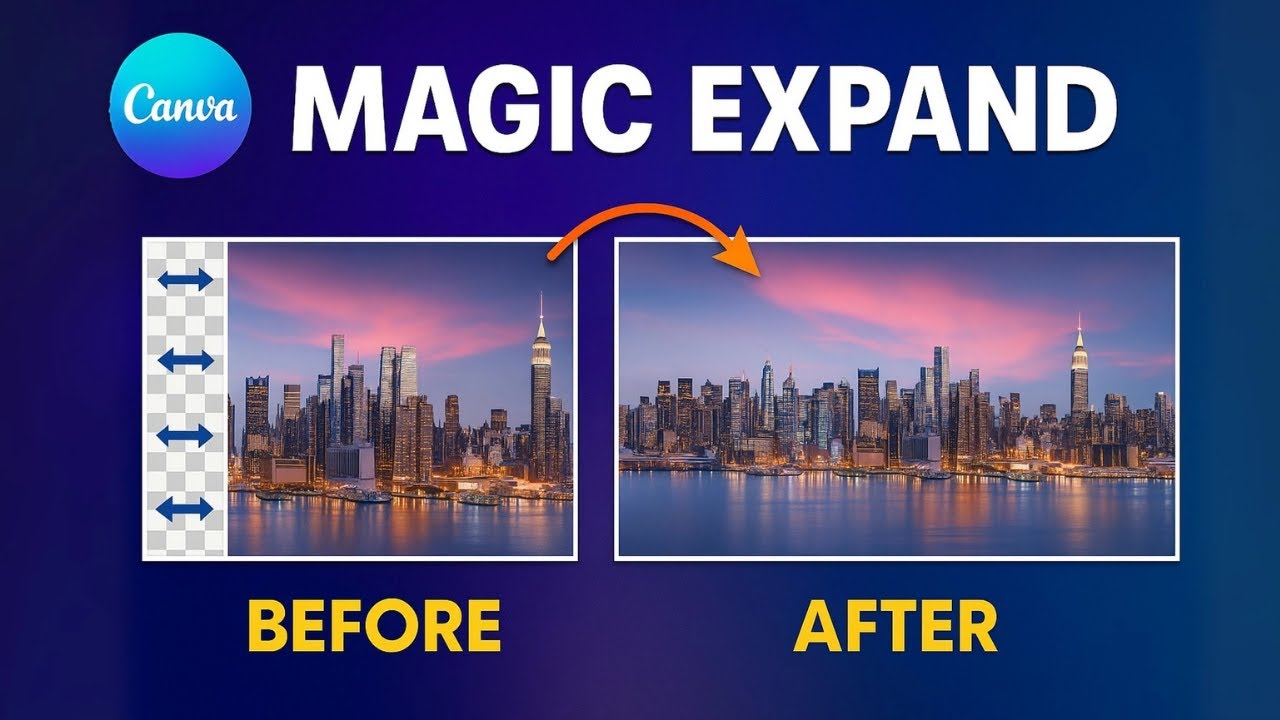 NEW!!! Canva Magic Expand: Master the Magic of Photo Resizing with #AI ...
