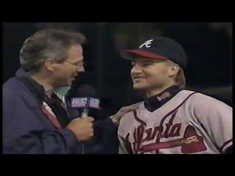 Atlanta Braves at Los Angeles Dodgers 1994 04 08 Kent Mercker no hitter ...